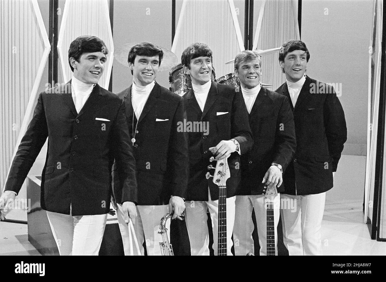 The Dave Clark Five. Left to right, Dave Clark, Denis Payton, Rick ...