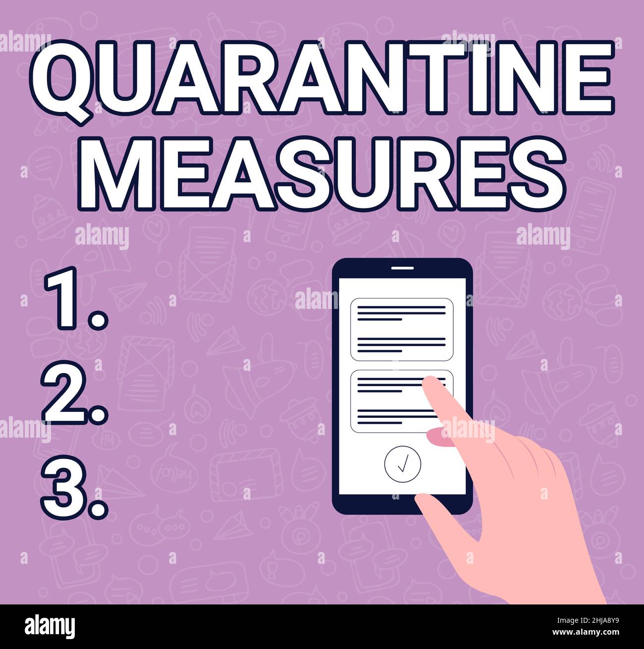 Text showing inspiration Quarantine Measures. Business approach safety ... Text showing inspiration Quarantine Measures. Business approach safety ...