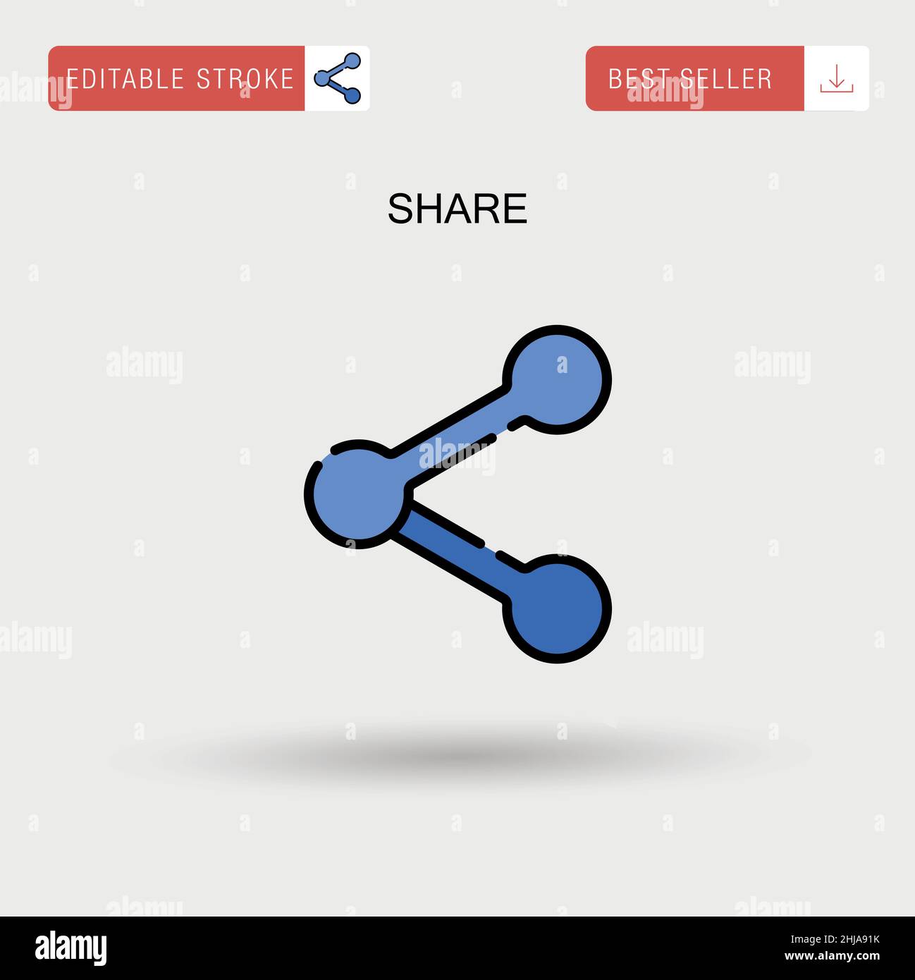 Share Simple vector icon Stock Vector Image & Art - Alamy