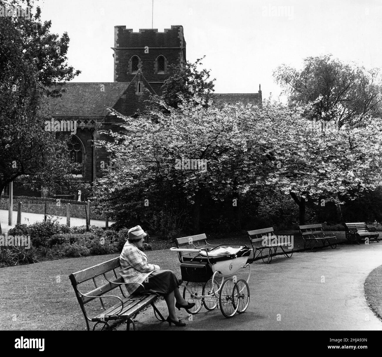 St Margaret's Church seen in the background, from Waterloo Gardens ...