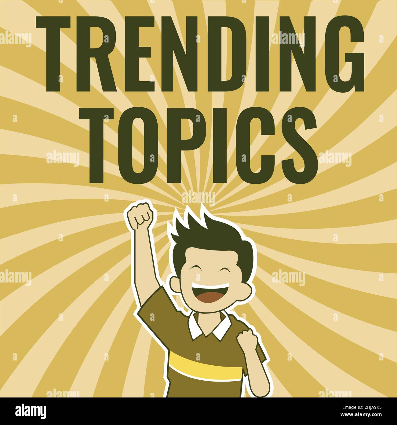 Sign displaying Trending Topics. Internet Concept subject that ...