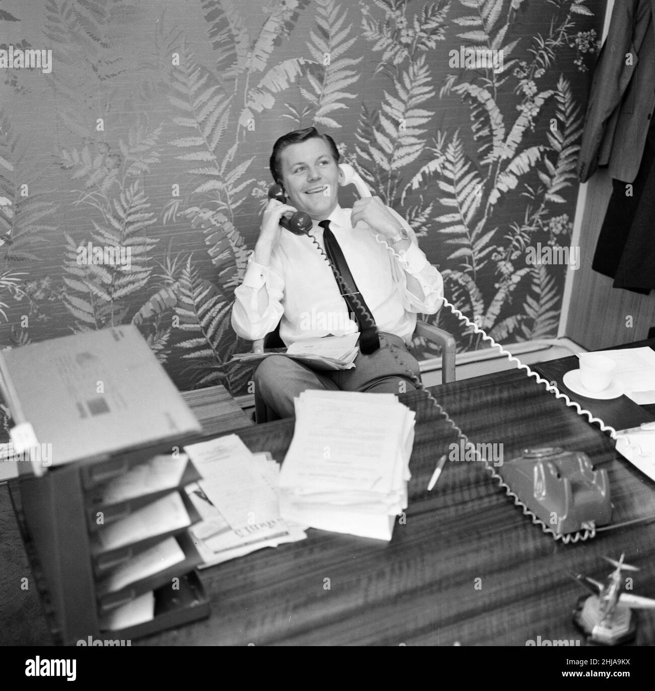 Roy Tempest, Theatrical Agent, London, 21st April 1964 Stock Photo - Alamy