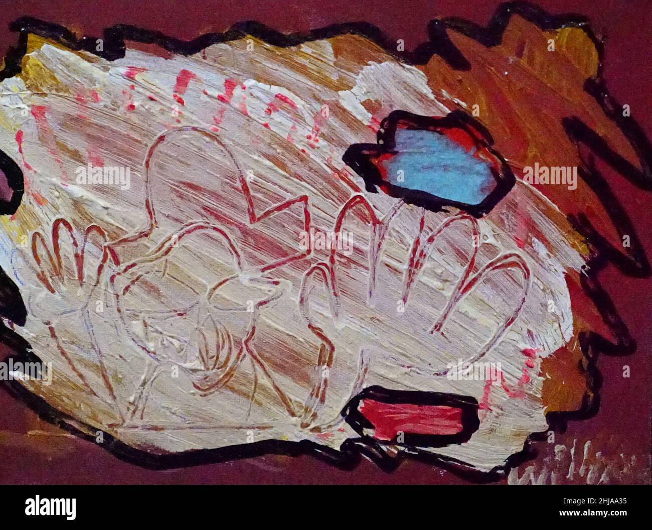 white hands and face Stock Photo - Alamy