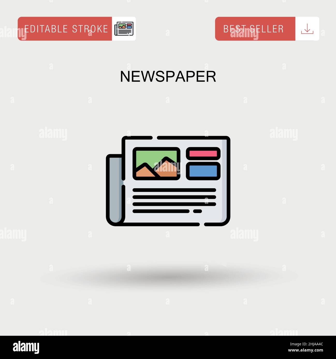 Daily news blank newspaper white hi-res stock photography and images ...