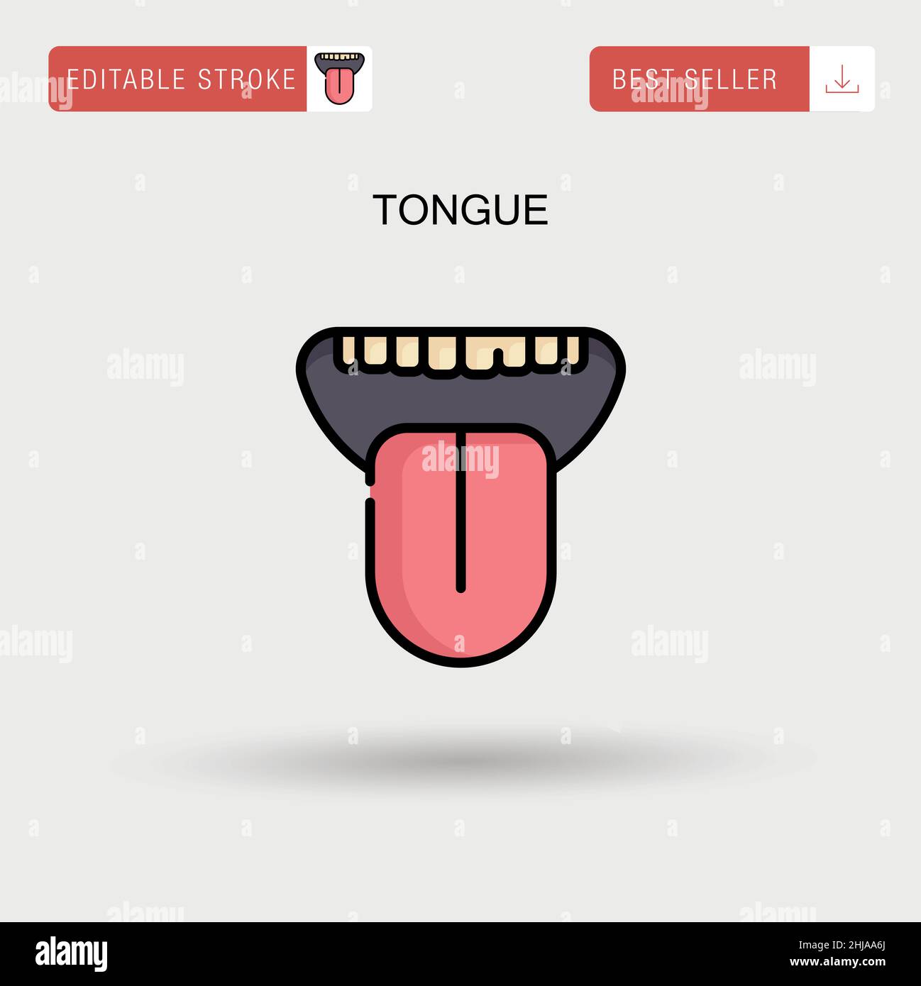 Tongue disease Stock Vector Images - Alamy