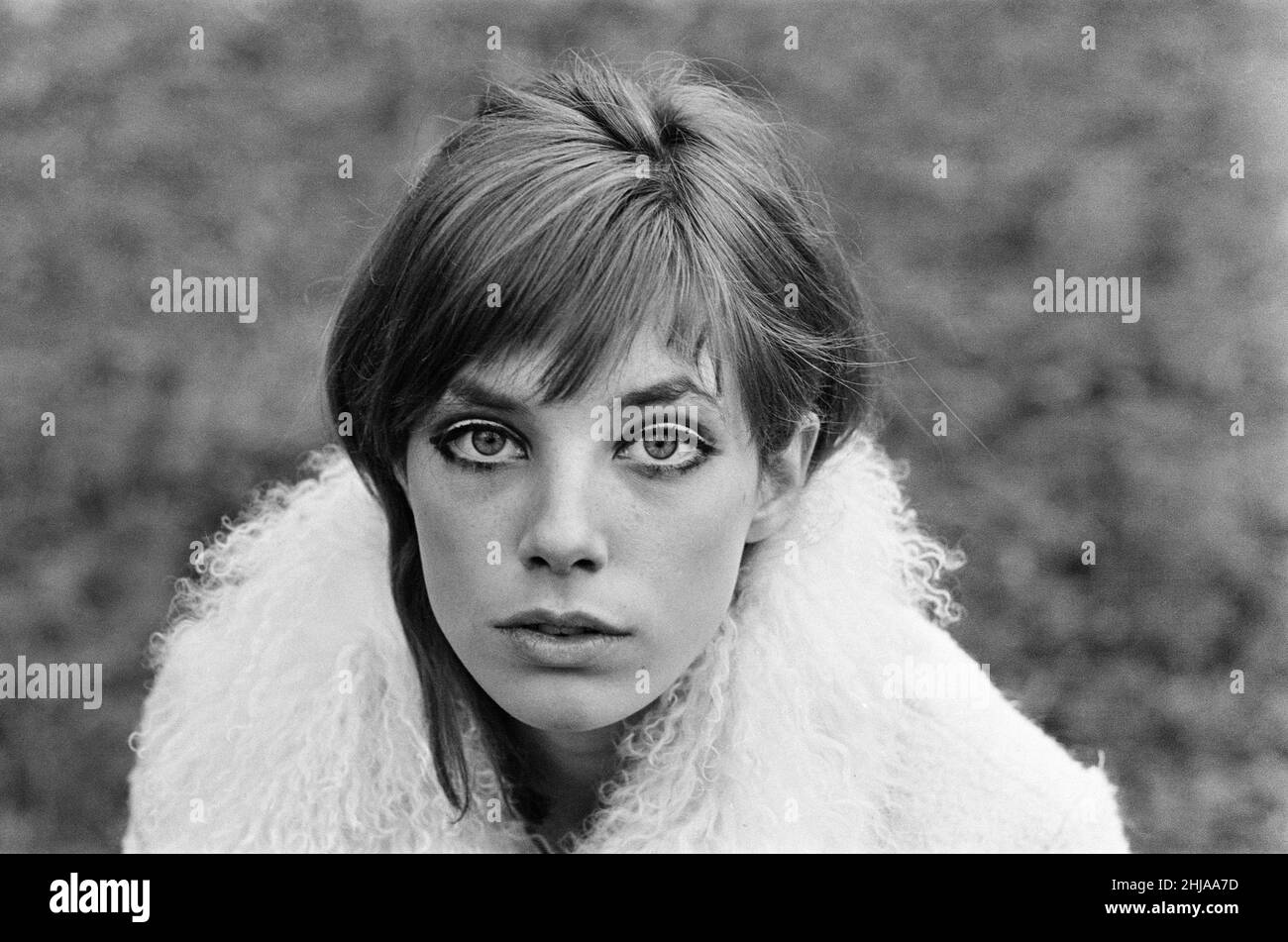 Jane Birkin, Actress and Model, models for The Sun Women's Page, poses ...