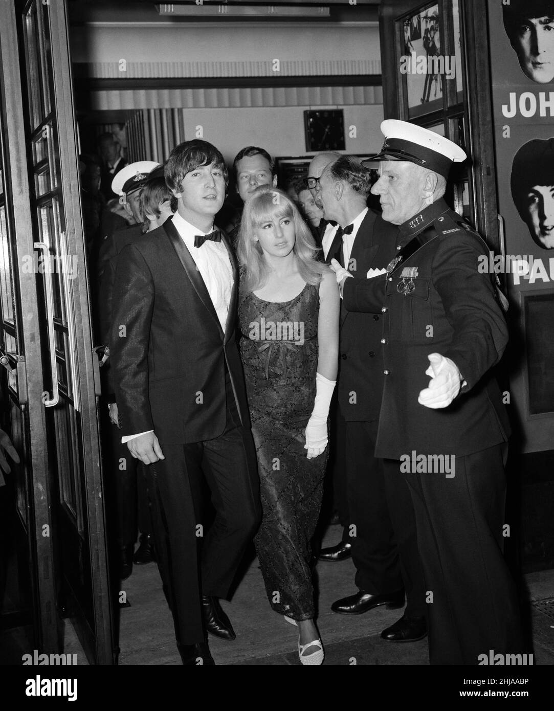 The Beatles A Hard Day's Night royal film premiere at the London ...