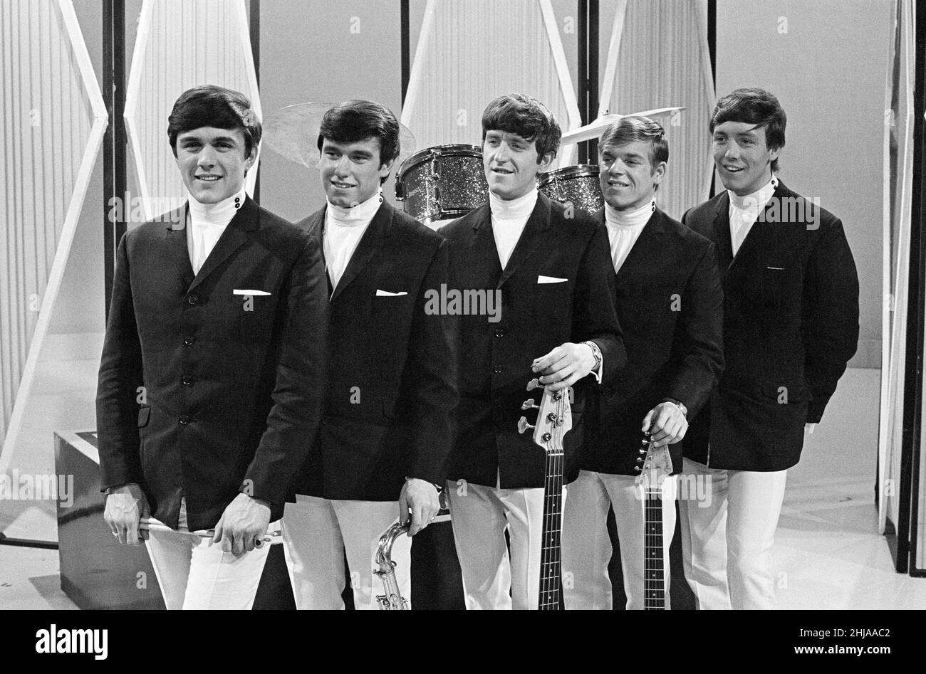 The Dave Clark Five. Left to right, Dave Clark, Denis Payton, Rick ...