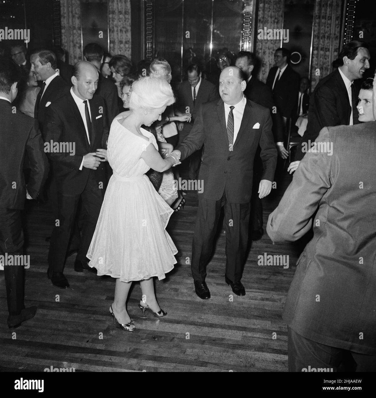 Media mogul Lew Grade, dancing with his wife Lady Grade, at the Daily ...