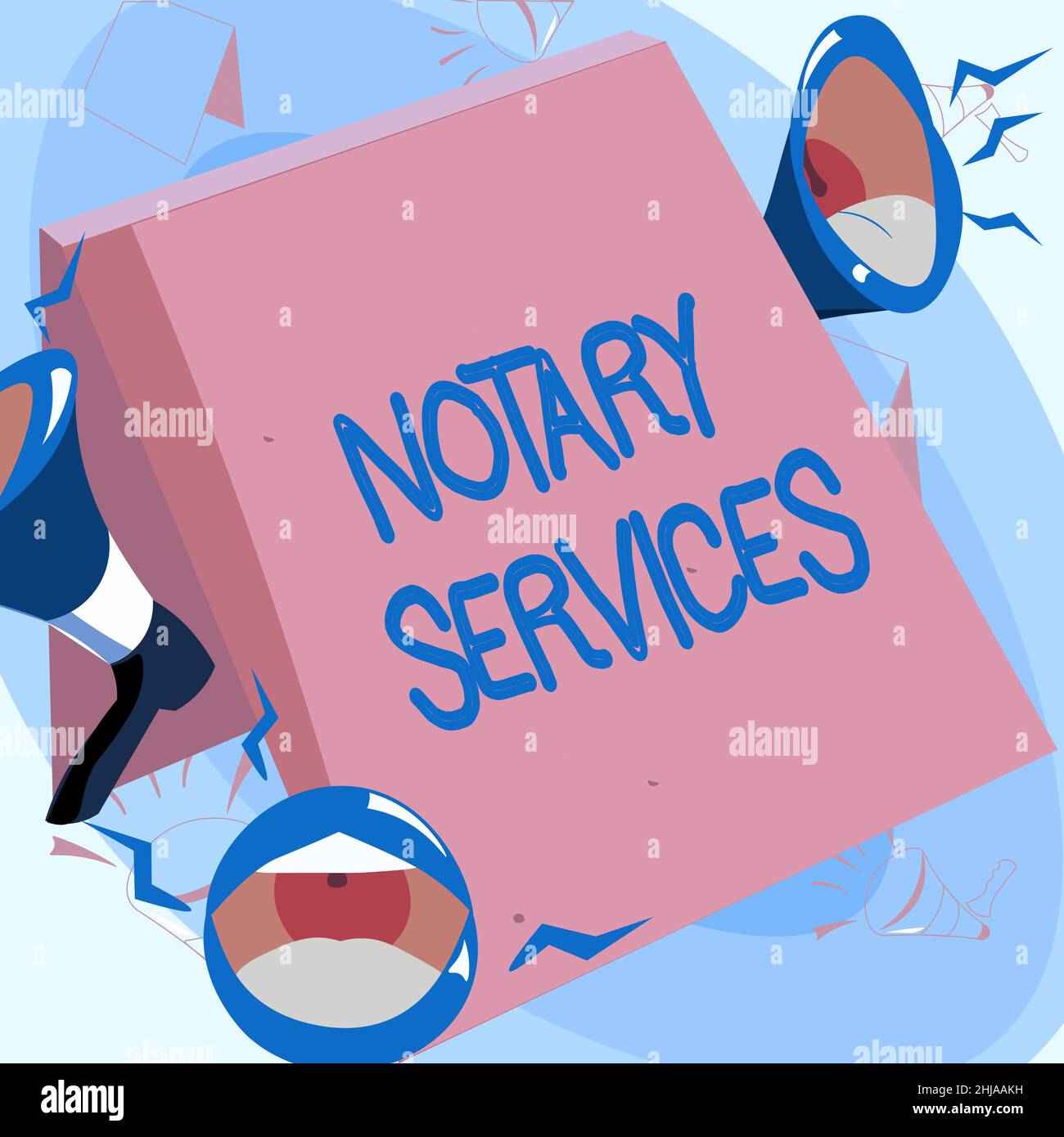 Sign displaying Notary Services. Business idea services rendered by a ...