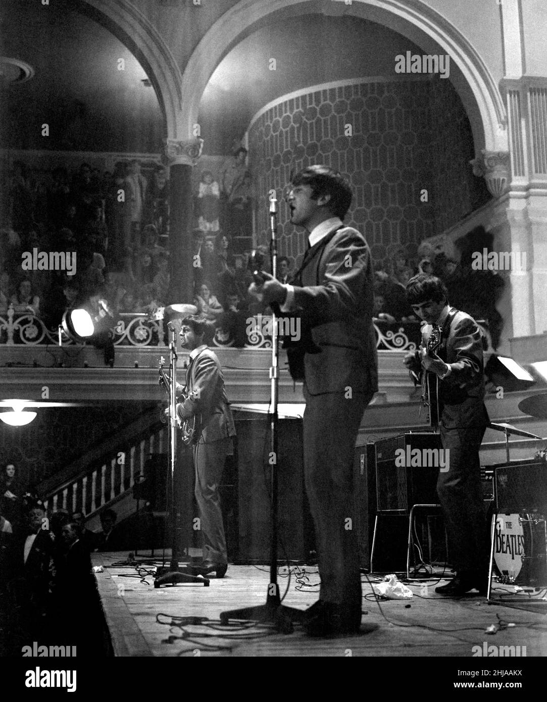 The Beatles play Preston. 13th September 1963 Stock Photo - Alamy