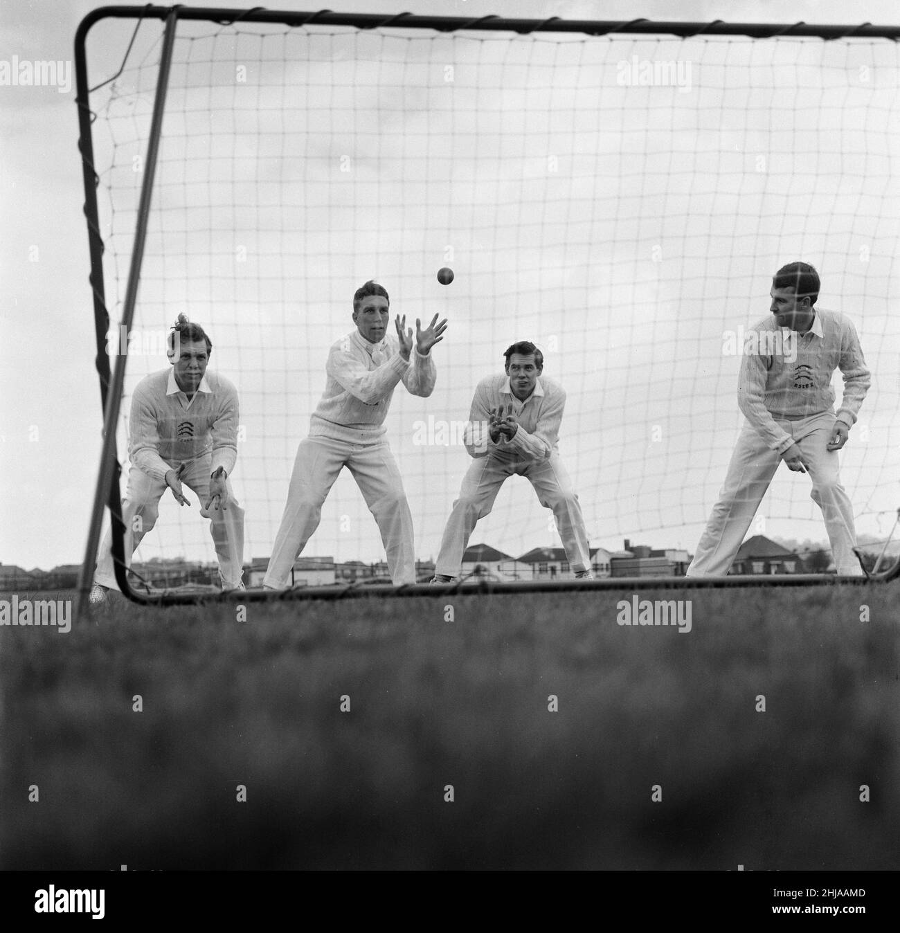 Slip fielding Black and White Stock Photos & Images - Alamy