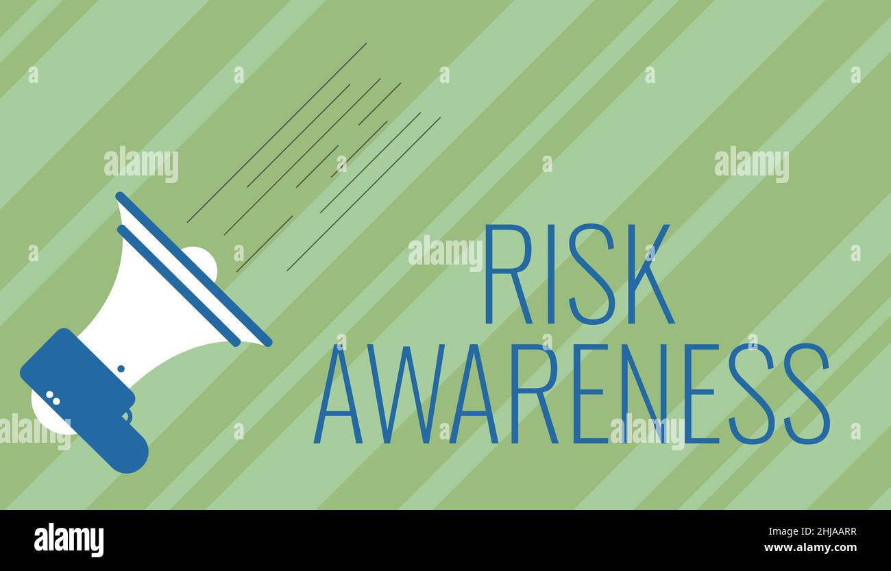 Writing displaying text Risk Awareness. Business approach recognizing ...