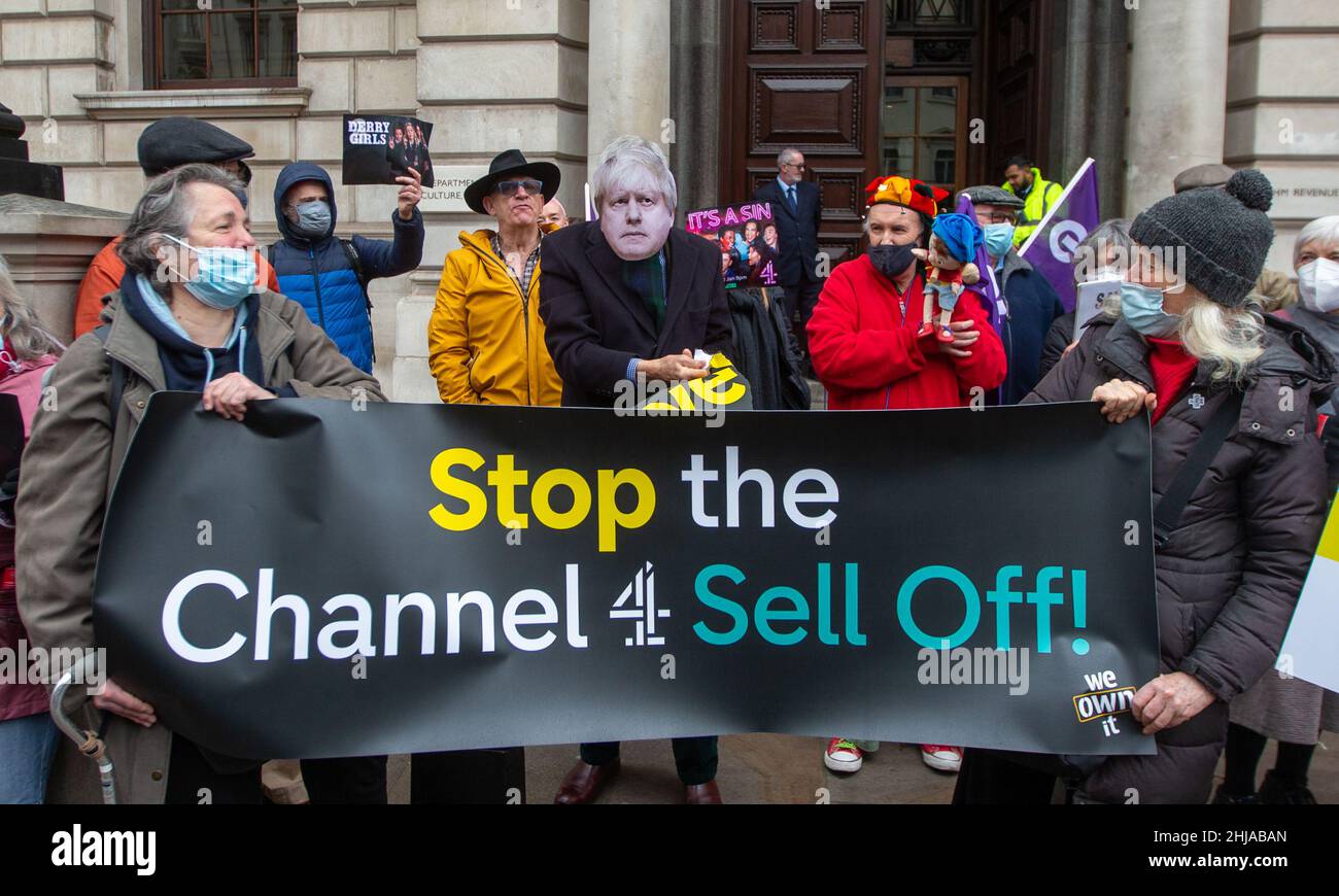 A protest against margaret thatcher hi-res stock photography and images ...