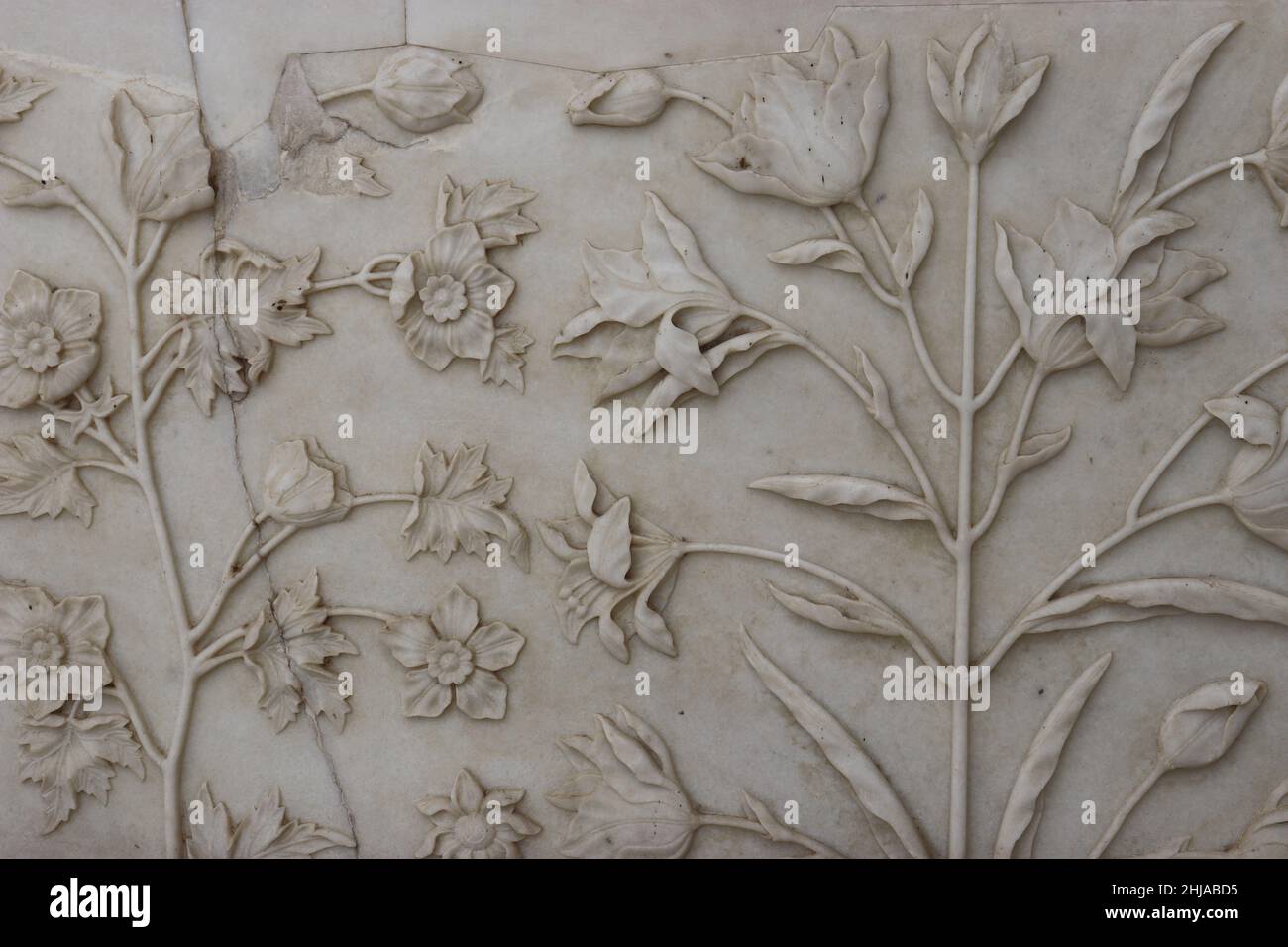 Floral design taj mahal agra hi-res stock photography and images - Alamy