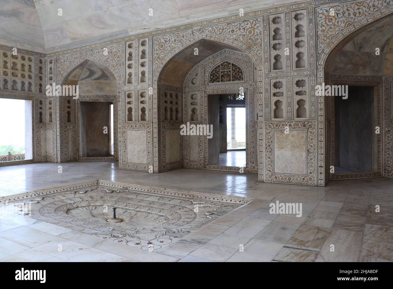 Inside the Agra Fort in Agra City, India Stock Photo - Alamy