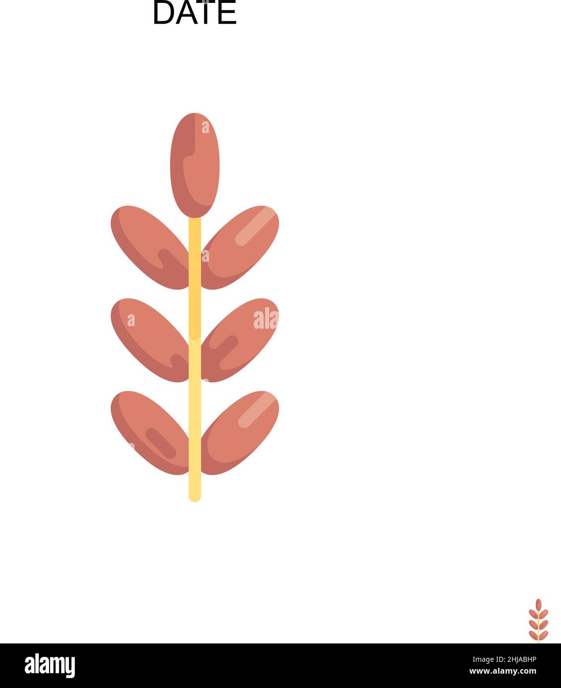 Date Simple vector icon. Illustration symbol design template for web ...