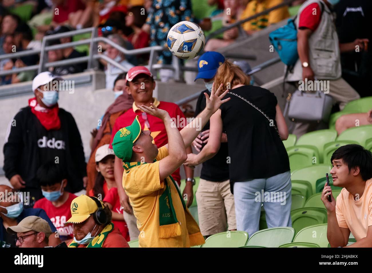 Socceroos fan hi-res stock photography and images - Alamy