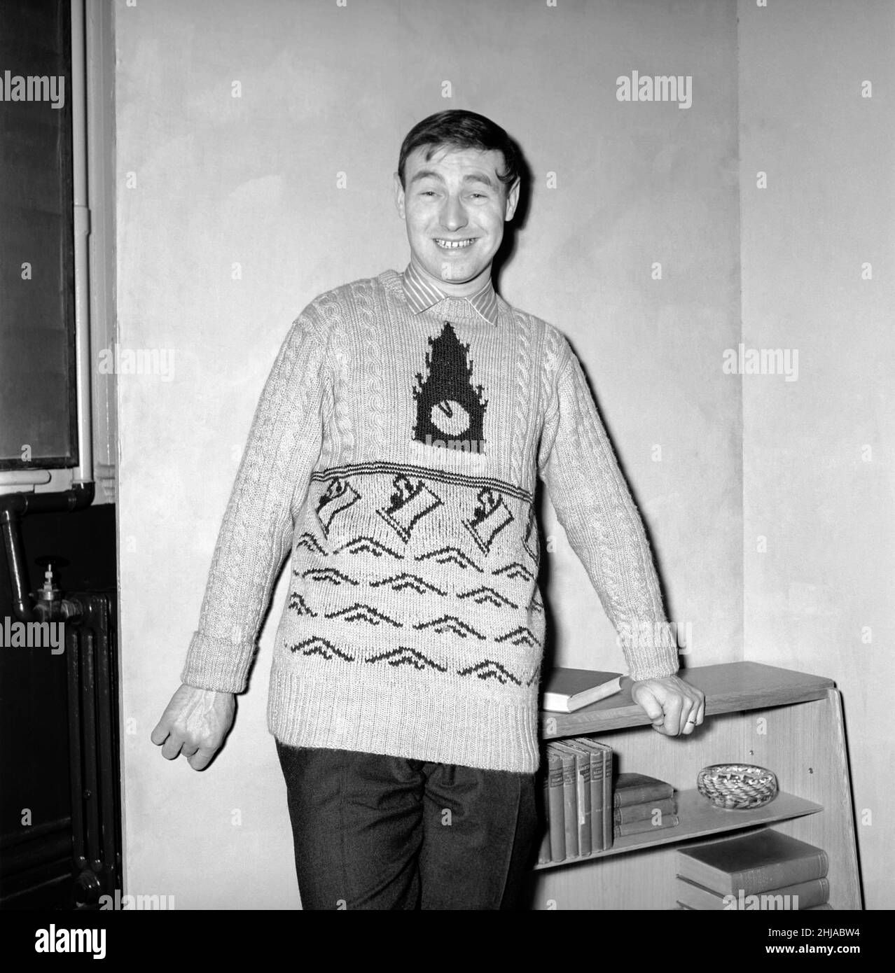 Actor Bill Maynard seen here in the BBC West London Studios, 1964 Stock ...