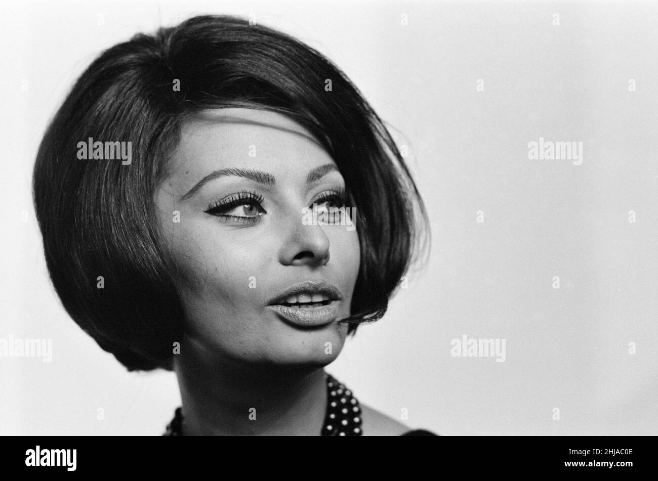Sophia Loren At A Reception In The River Room Of The Savoy Hotel She Is Here To Make The Film