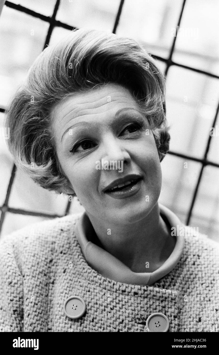 Marti Stevens, actress appearing in play High Spirits attends Noel ...