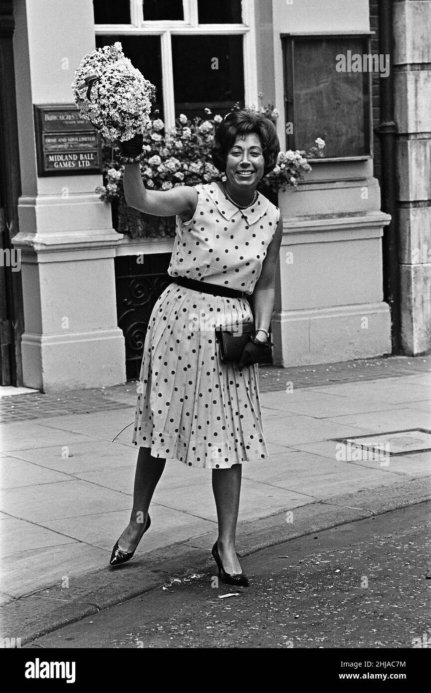 Novelist Roberta Leigh, TV Tycoon feature. 3rd July 1964 Stock Photo ...