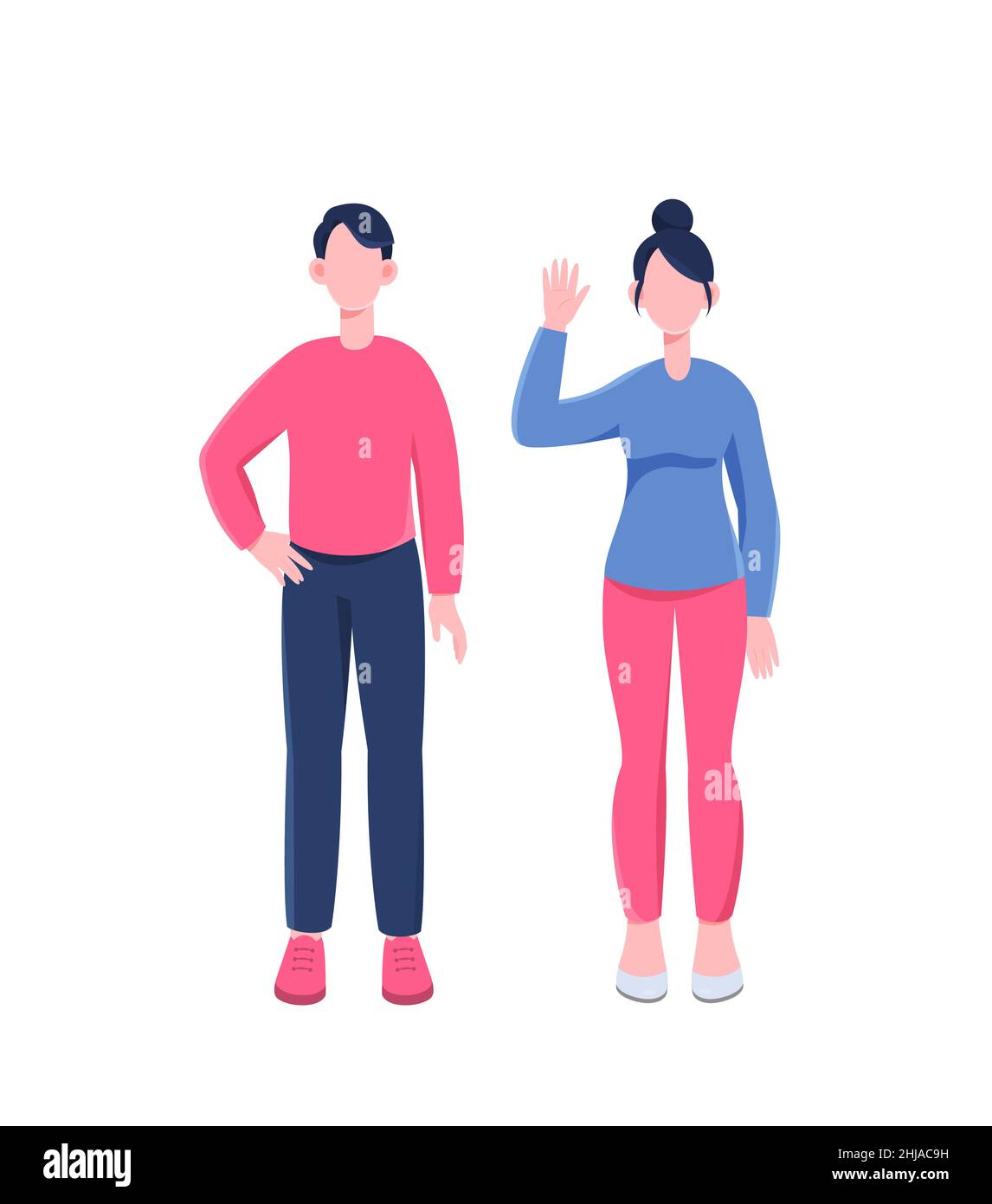 Set of character positions Stock Vector Image & Art - Alamy