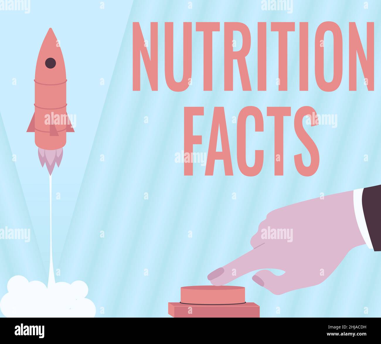 Sign displaying Nutrition Facts. Business approach detailed information ...