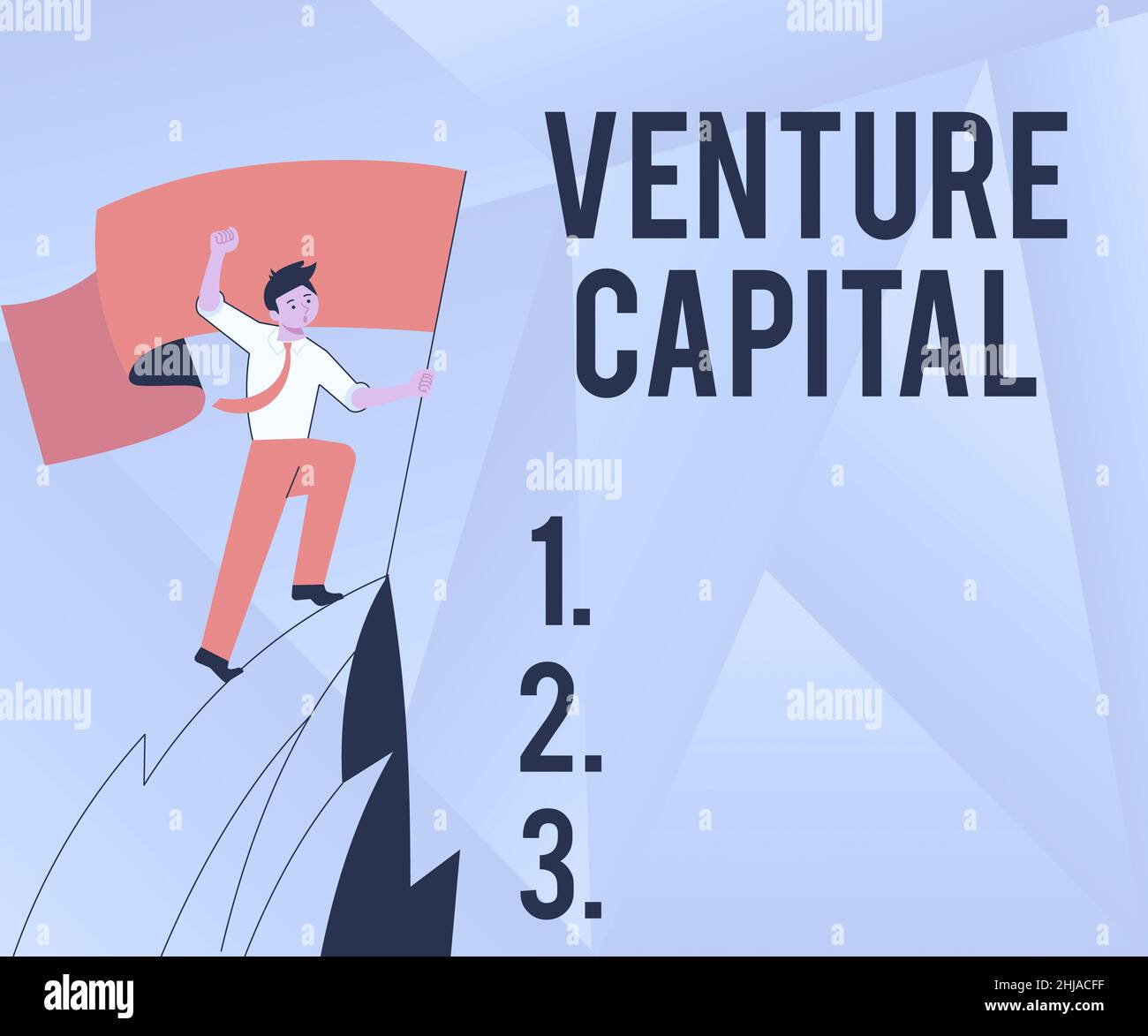 Sign displaying Venture Capital. Business overview available for ...