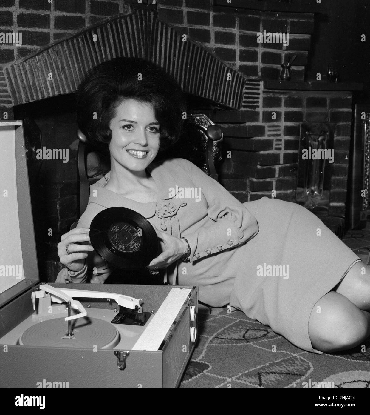 Miss Julie Rogers who appears on ABC's "Thank Your Lucky Stars" singing ...