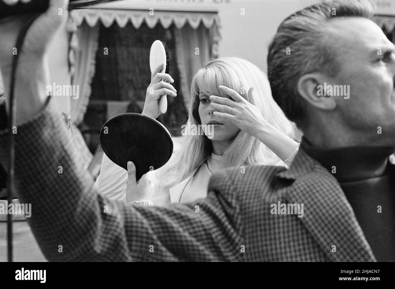 Catherine Deneuve, french actress in UK filming 1965 British ...