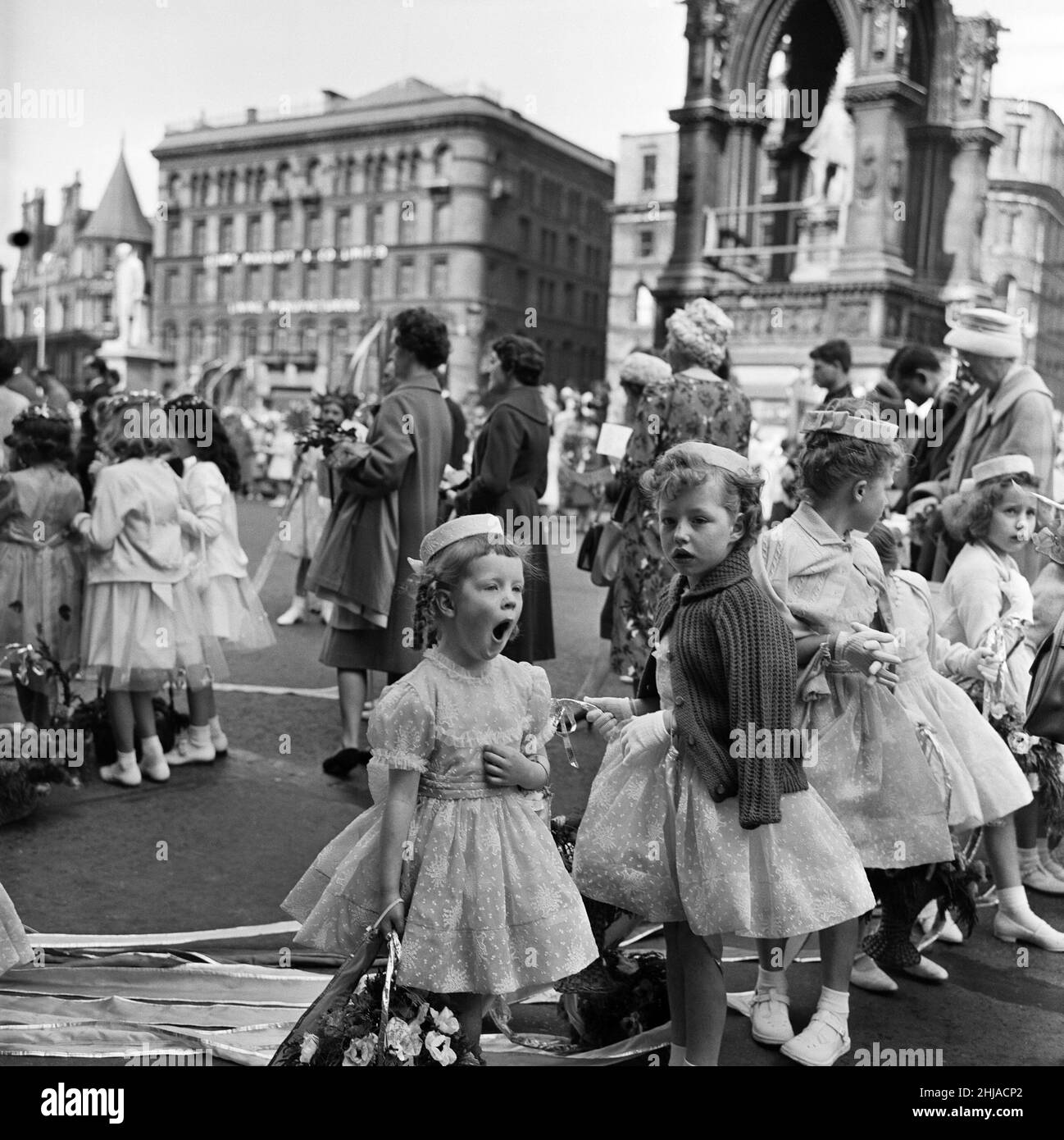 Manchester Church of England Whit Monday walks. Angela Lane, aged 4, of ...