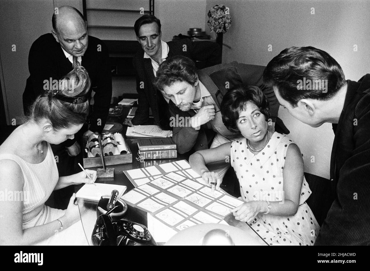 Novelist Roberta Leigh, TV Tycoon feature. 3rd July 1964 Stock Photo ...
