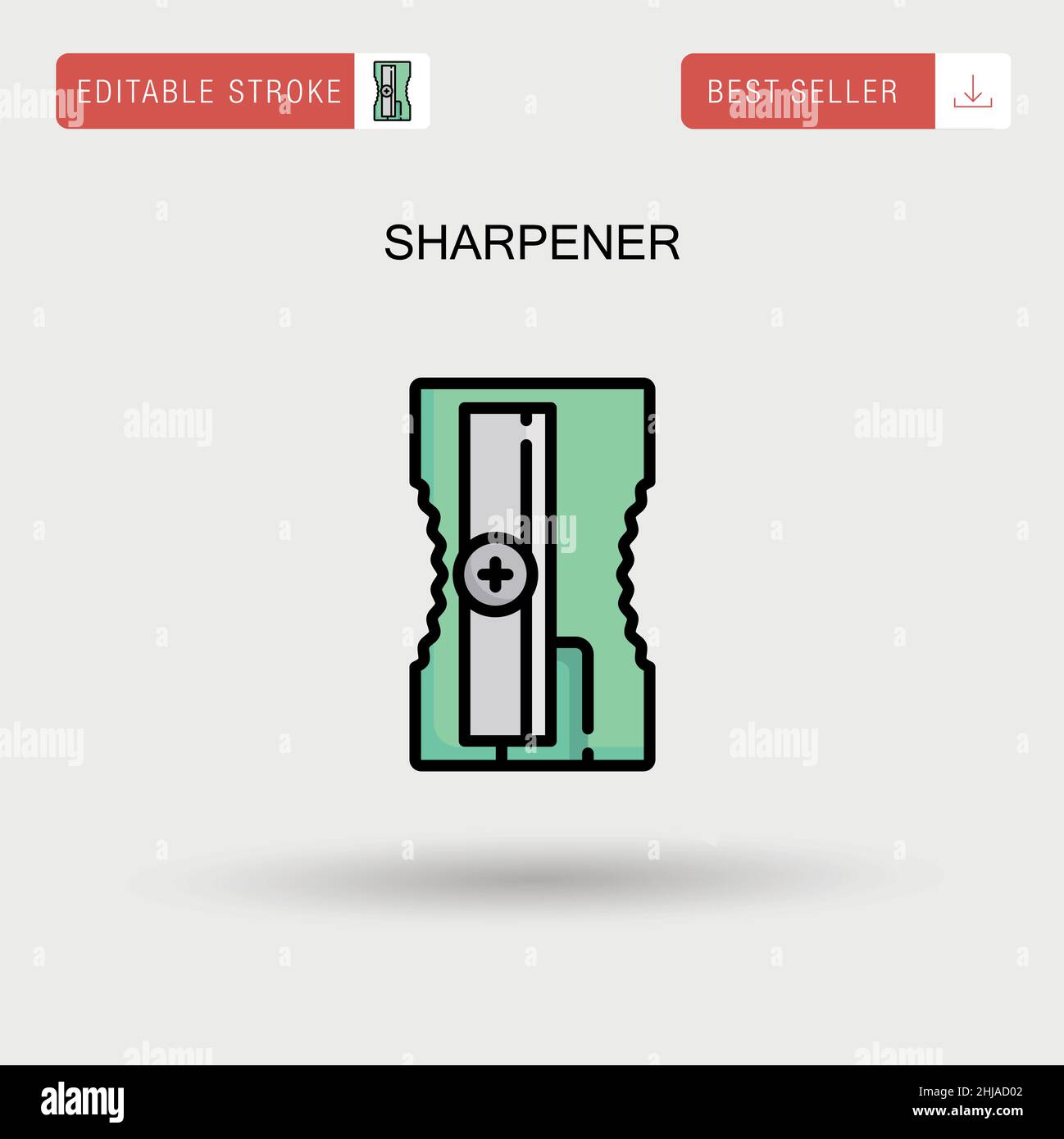 Sharpener Simple vector icon Stock Vector Image & Art - Alamy