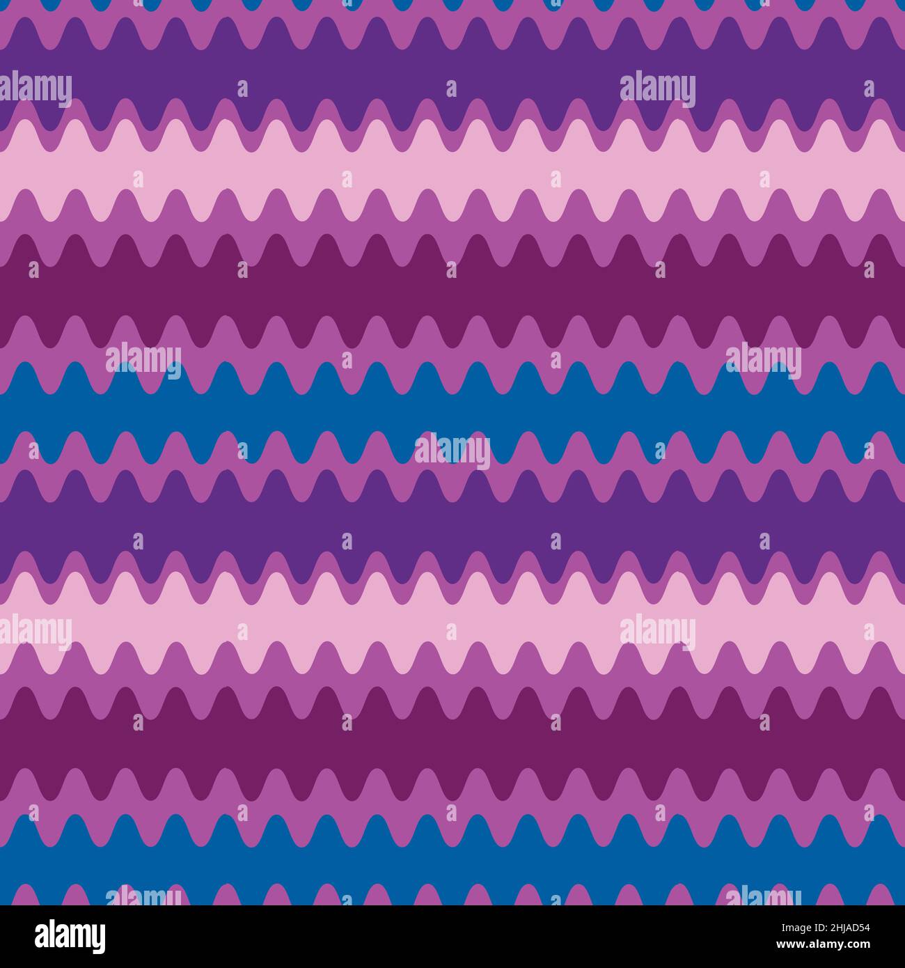 Seamless pattern on a square background - color waves. Geometry ...