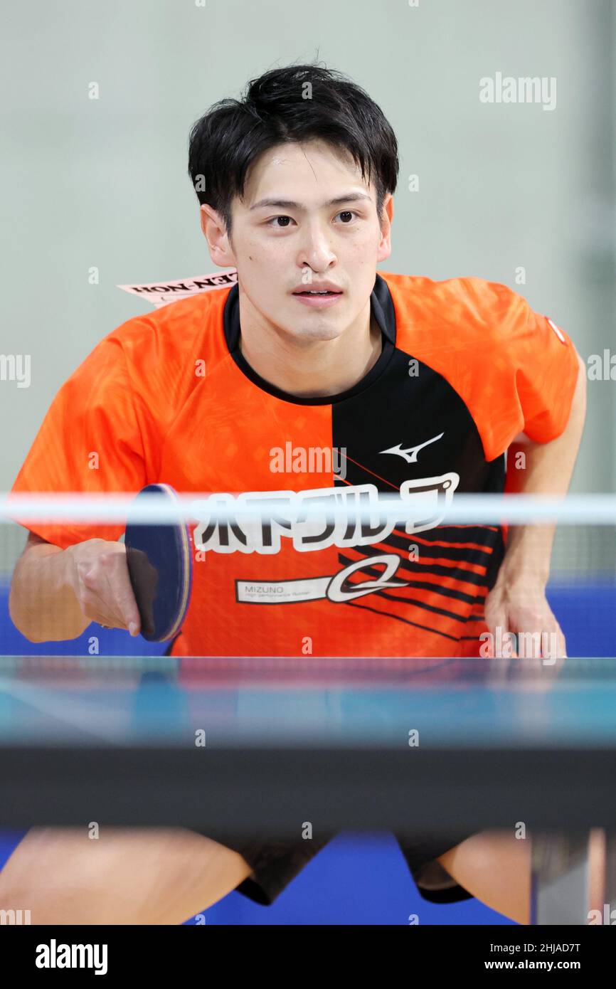 Tokyo, Japan. 27th Jan, 2022. Yuya Oshima Table Tennis : All Japan Table Tennis Championships ...