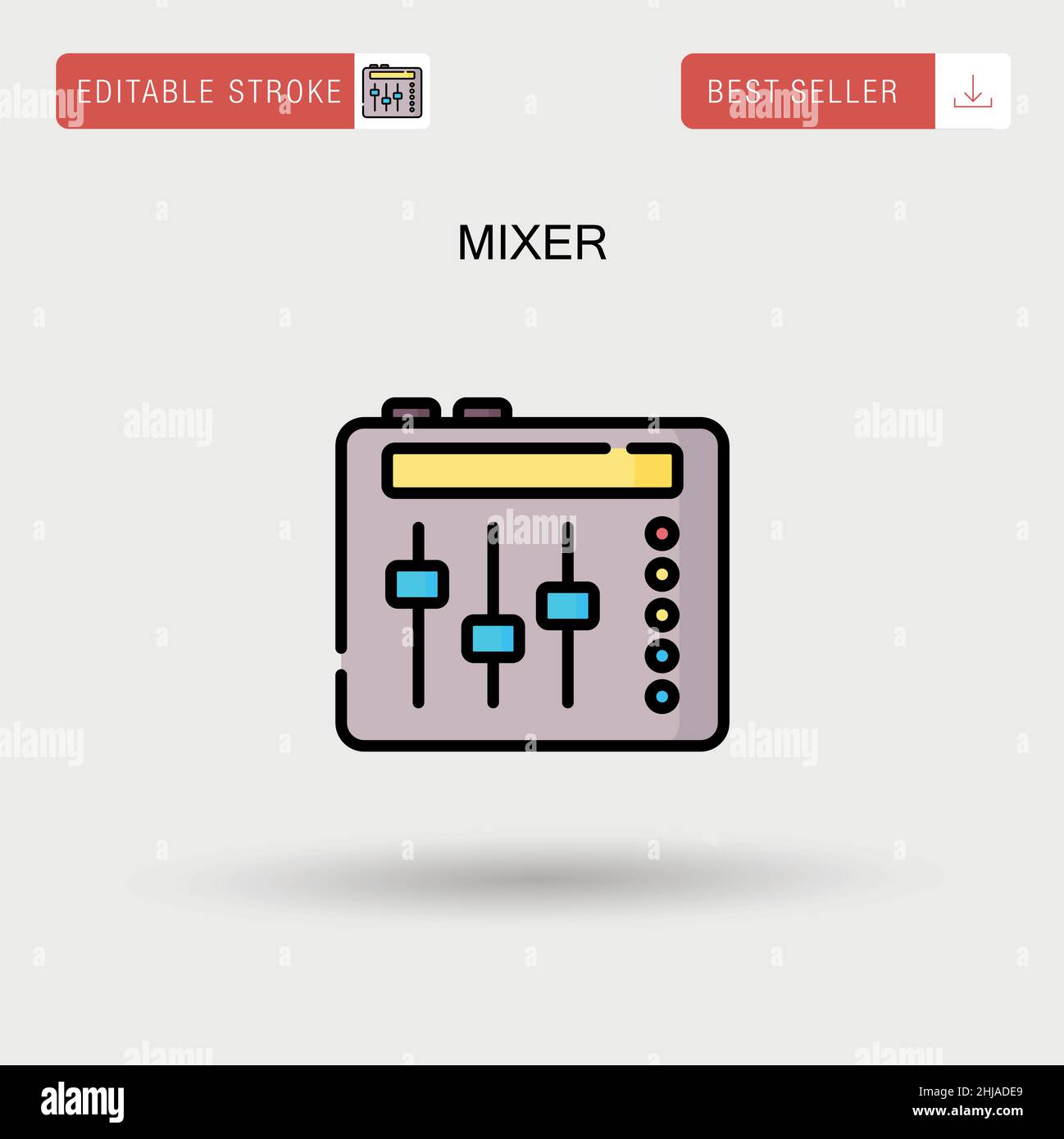 Hand electric mixer Stock Vector Images - Alamy