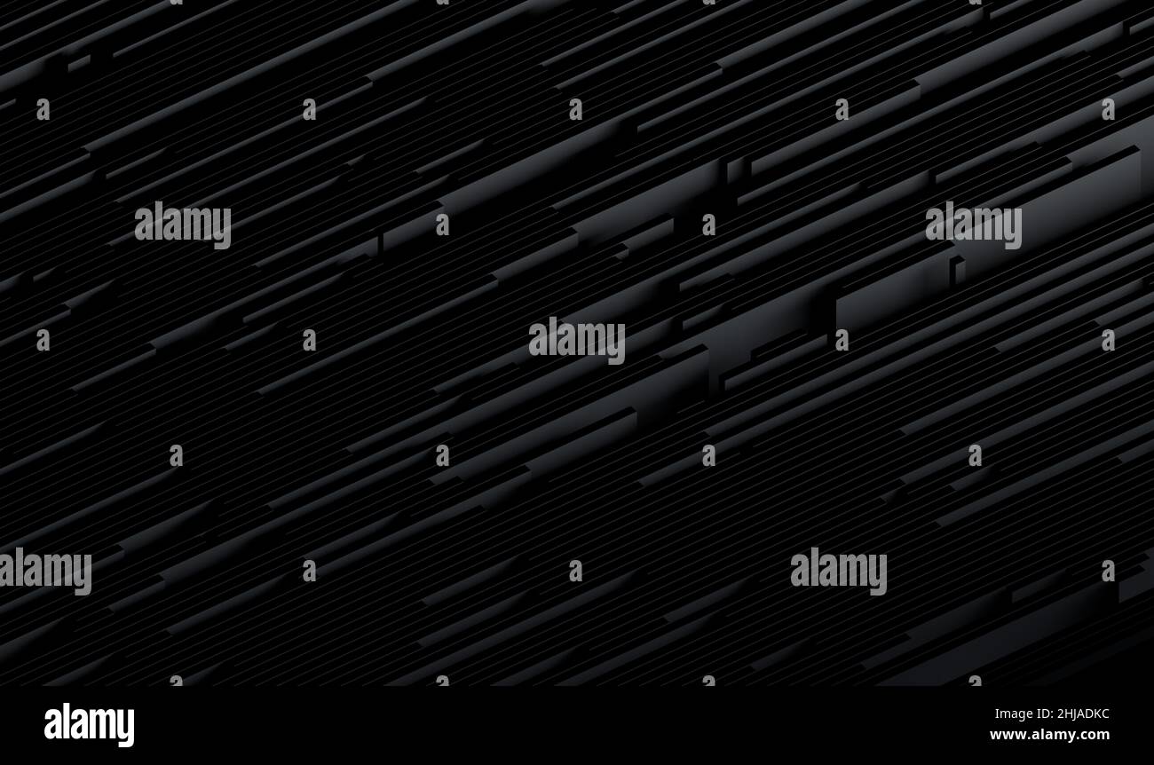 Digital render of a textured black background for wallpapers Stock ...