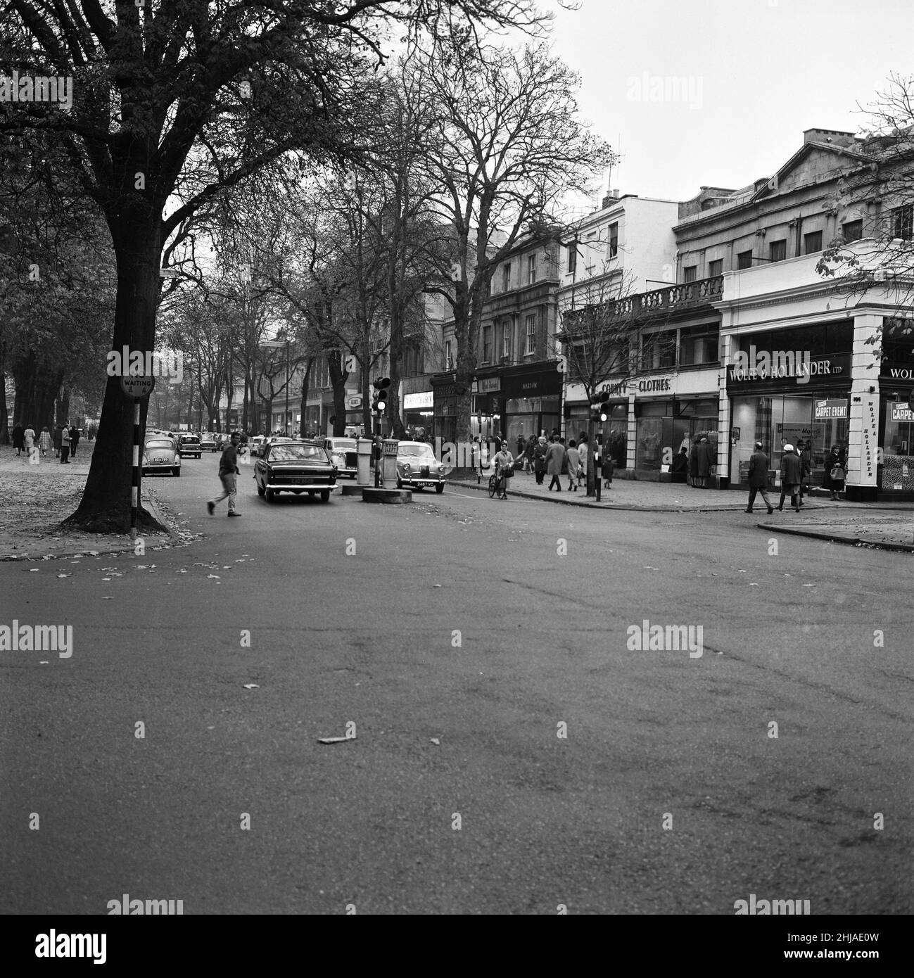 Scenes in Cheltenham, Gloucestershire. Pictured is The Promenade ...