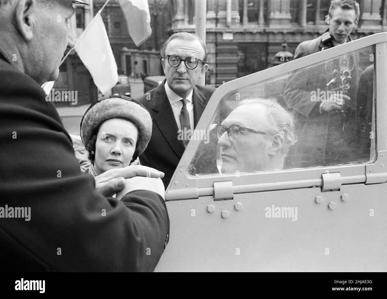 First Lord of the Admiralty Lord Carrington and his wife Lady ...