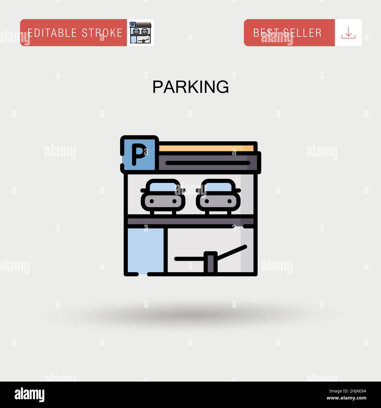 Parking Simple vector icon Stock Vector Image & Art - Alamy