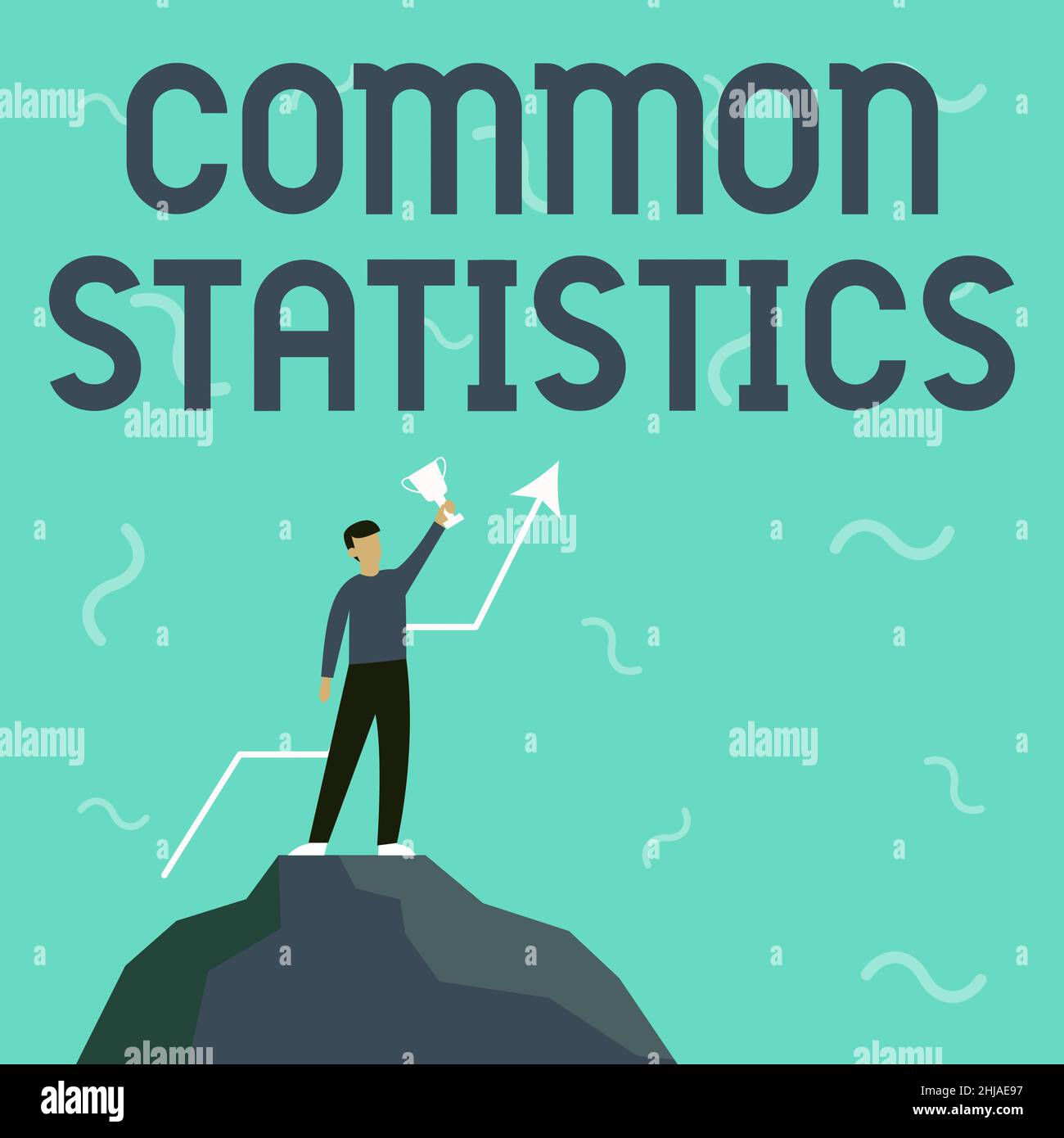 Inspiration showing sign Common Statistics. Business idea deals with ...