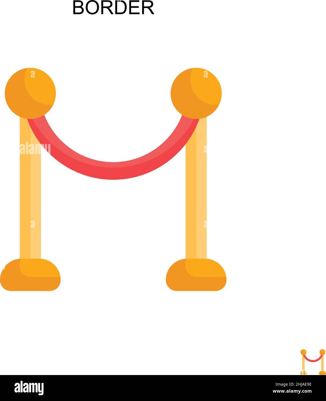 Simple border decoration Stock Vector Images - Alamy