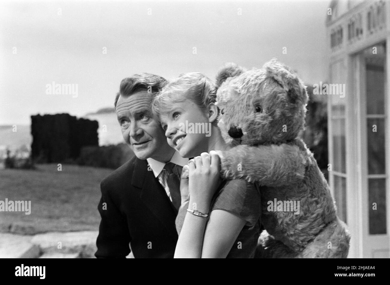 Actress Hayley Mills celebrates her 17th birthday with her father ...