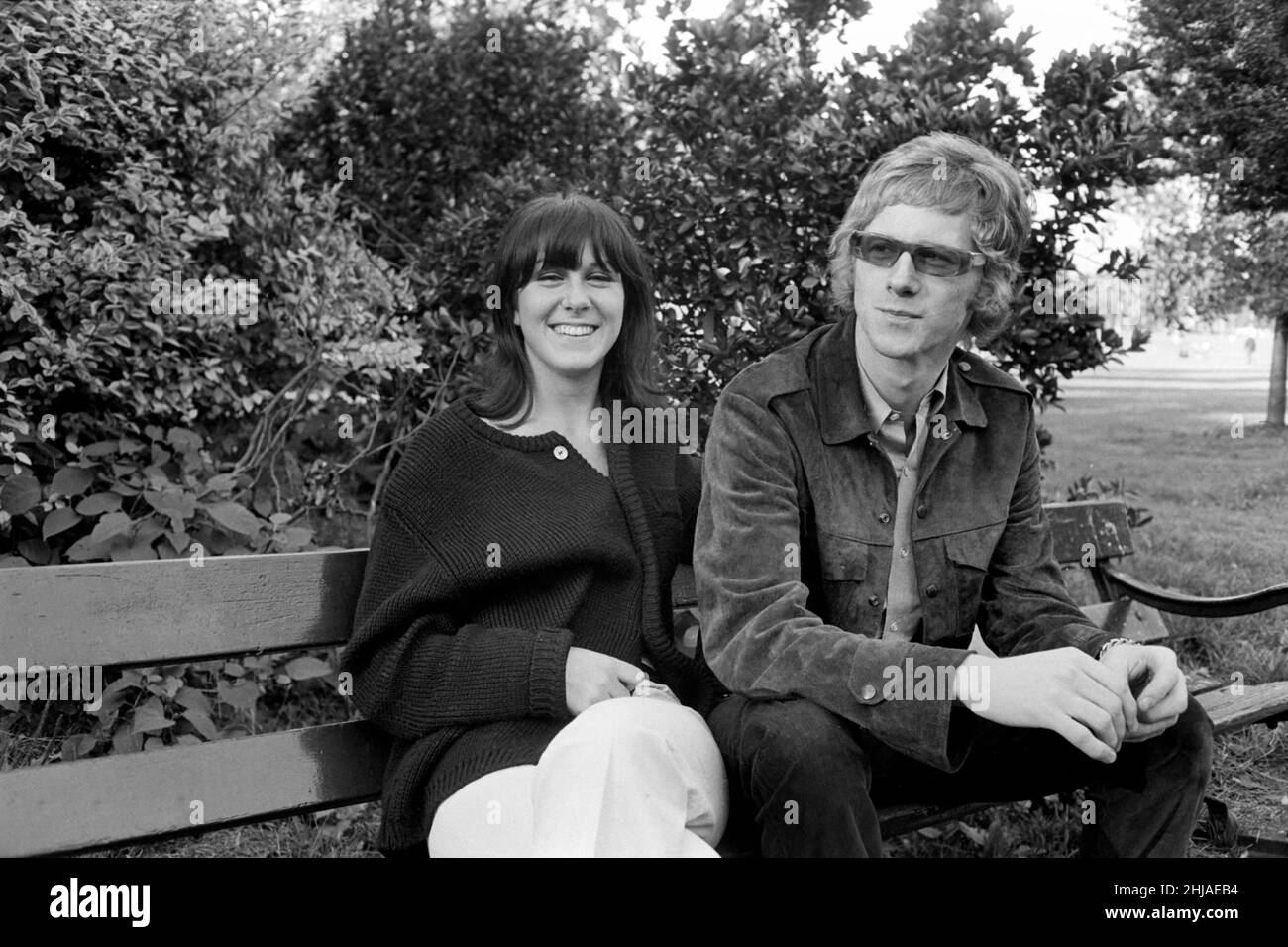 Andrew Oldham, Manager of The Rolling Stones with his wife Sheila ...