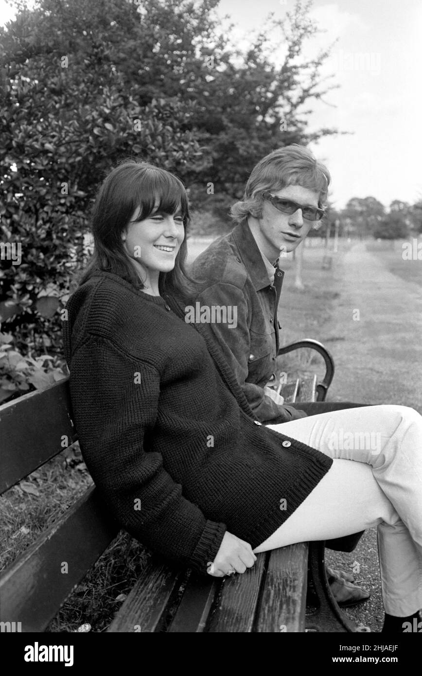 Andrew Oldham, Manager of The Rolling Stones with his wife Sheila ...