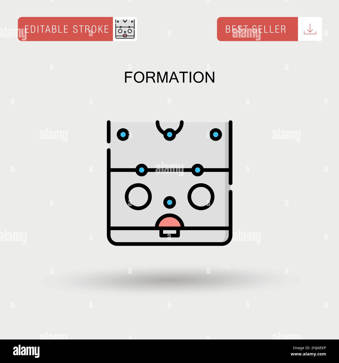 Formation Simple vector icon Stock Vector Image & Art - Alamy