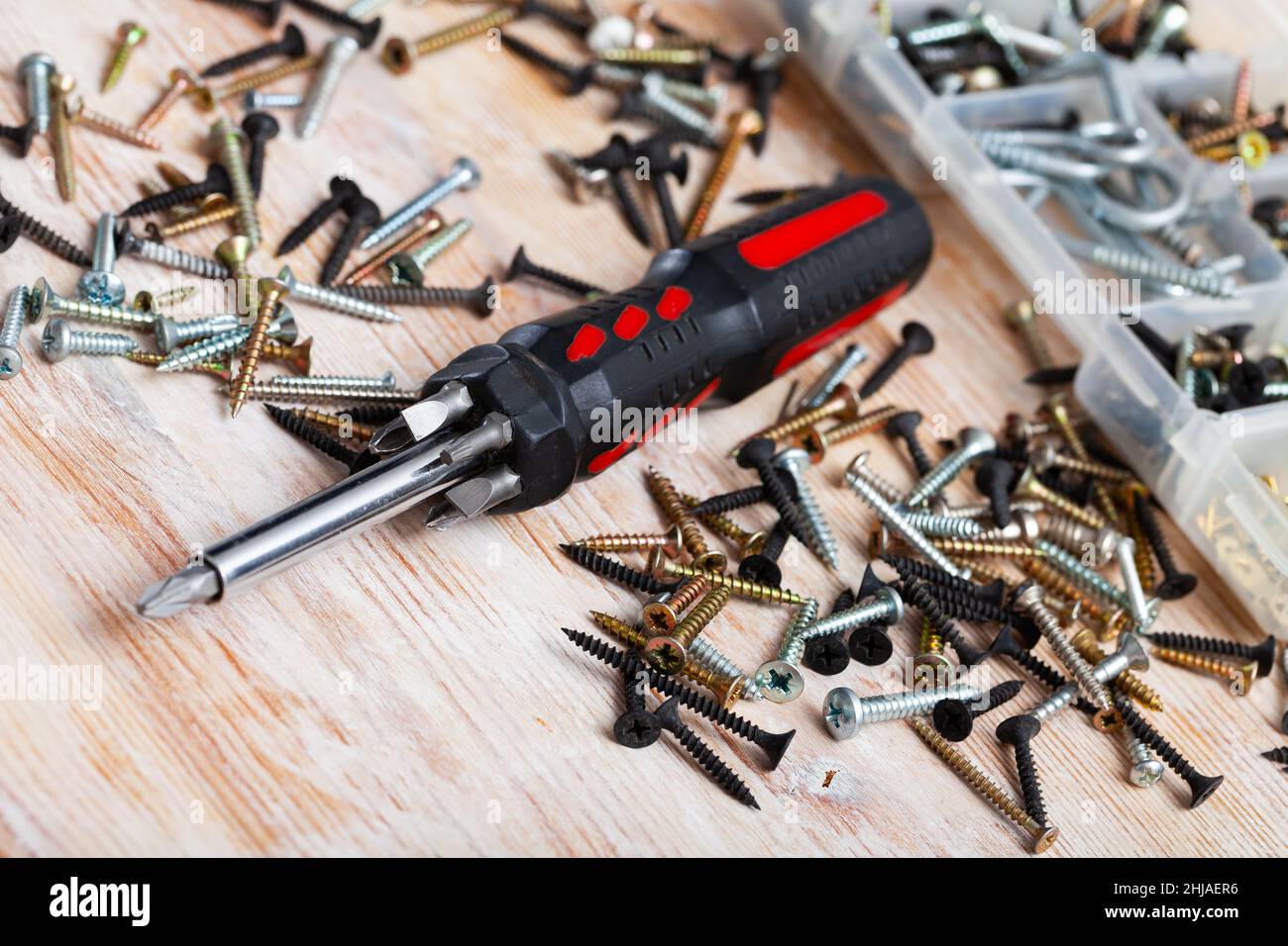 Crosstip screwdriver hi-res stock photography and images - Alamy