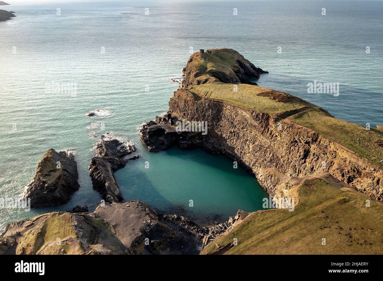 Blue lagoon rocky coast hi-res stock photography and images - Alamy