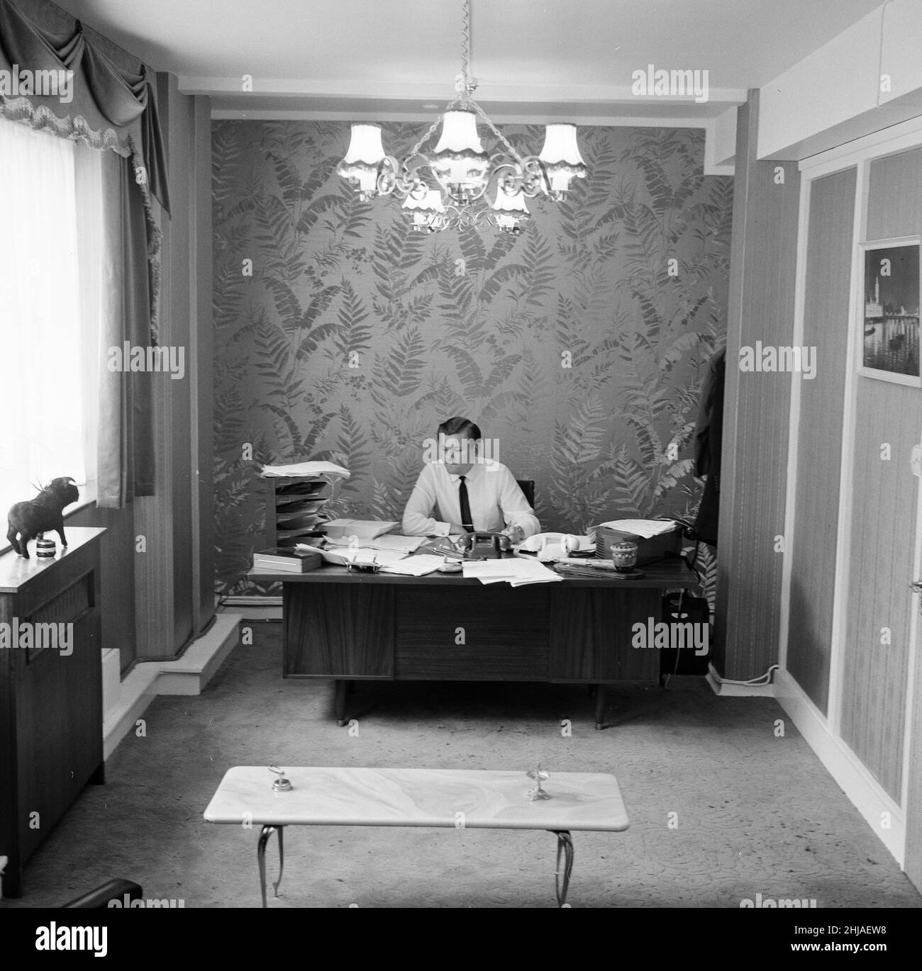 Roy Tempest, Theatrical Agent, London, 21st April 1964 Stock Photo - Alamy